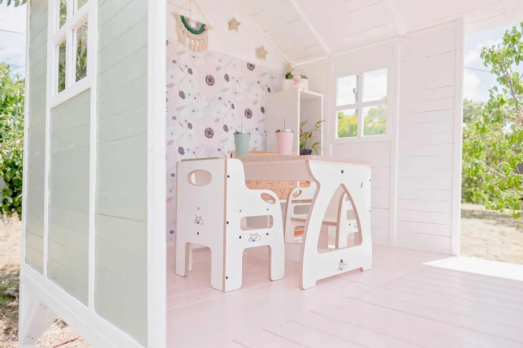 My Kidz Shack Cubby House | Kids Outdoor Timber Playhouse – Hide & Seek ...