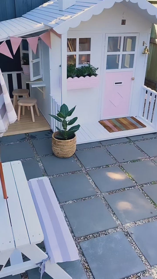 Millie Cubby House | Kids Outdoor Timber Playhouse – Hide & Seek Kids